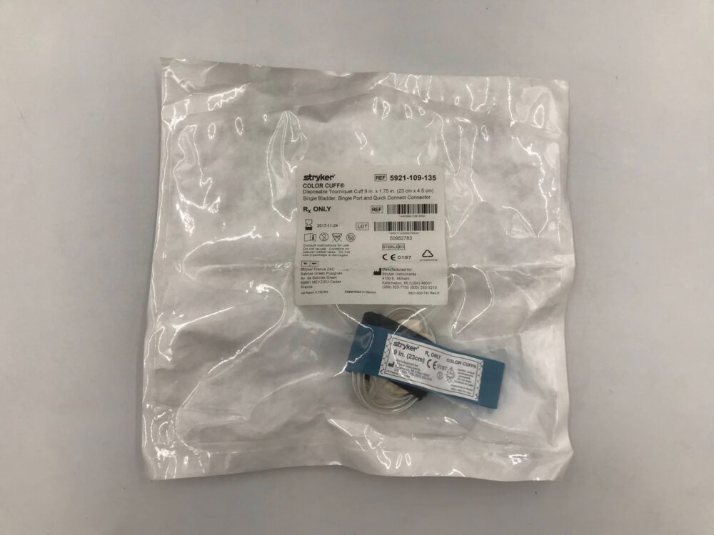 STRYKER 5921-109-135 Color Cuff Disp. Tourniquet Cuff Single Bladder ...