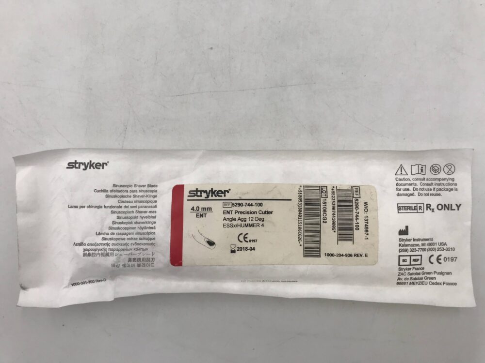 STRYKER 5290-744-100 ENT Precision Cutter 4mm (X) – GB TECH USA