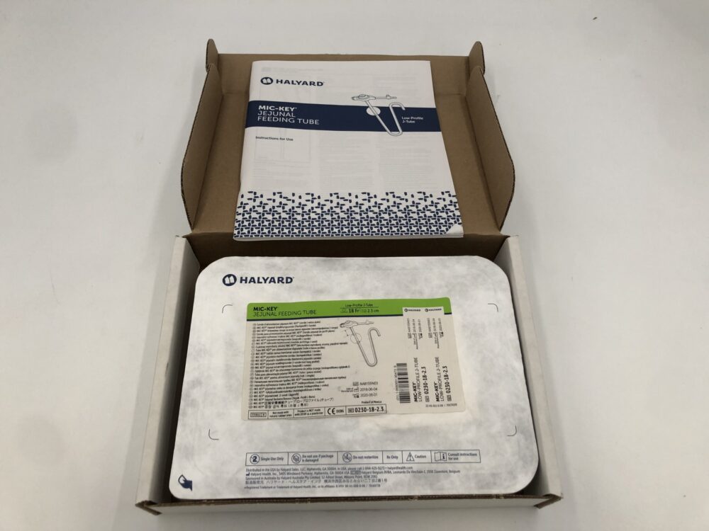 Halyard 0230-18-2.3 Mic-Key* Jejunal Feeding Tube Low-Profile J-Tube ...