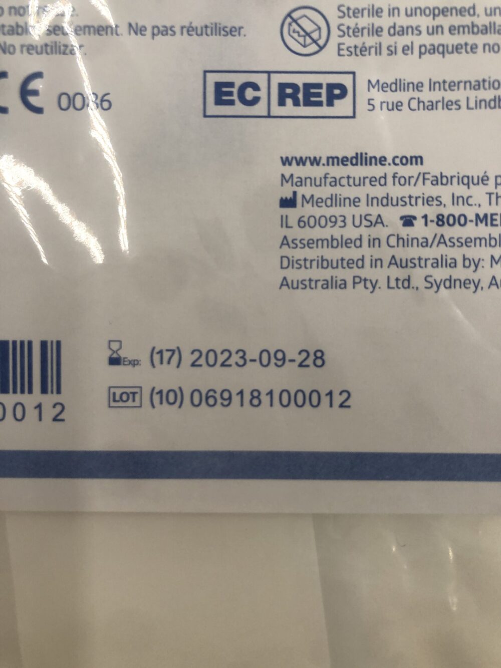 MEDLINE DYNJE4400 INVISISHIELD C-Arm Drape 41″ x 74″ – GB TECH USA