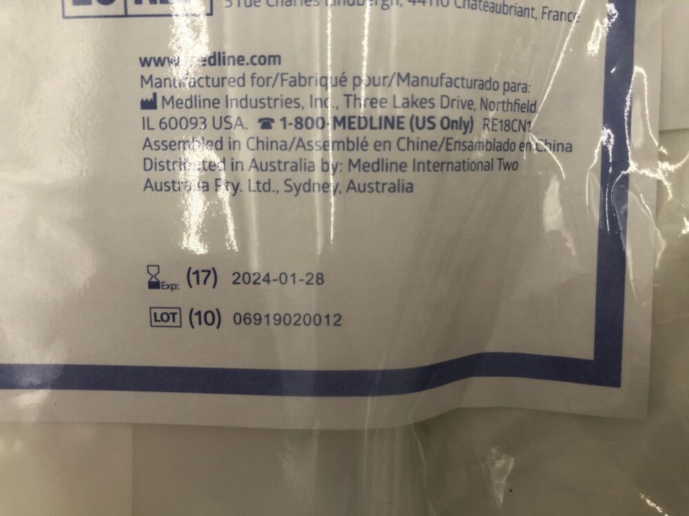 MEDLINE DYNJE4400R INVISISHIELD C-Arm Drape 41″ x 74″ with Rubberbands ...