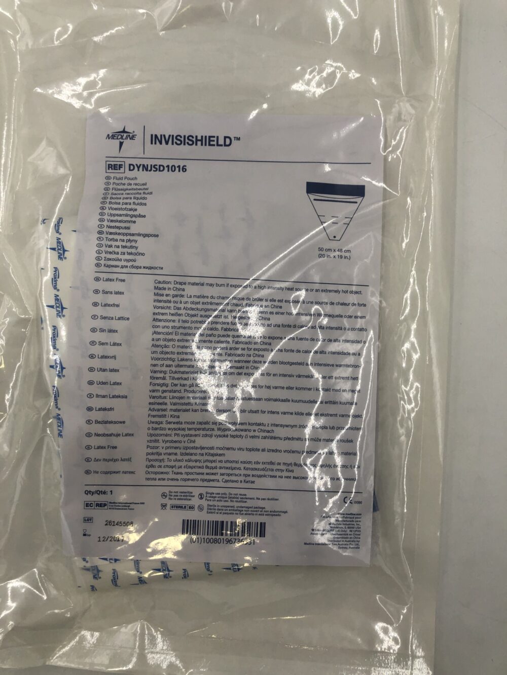MEDLINE DYNJSD1016 INVISISHIELD Fluid Pouch 50cm x 48cm (X) – GB TECH USA