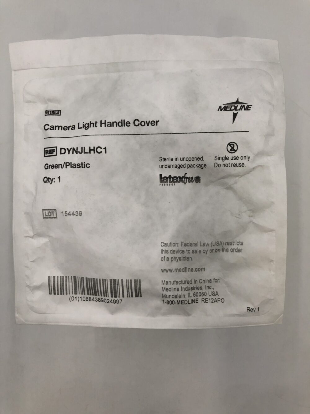 MEDLINE DYNJLHC1 Camera Light Handle Cover Green/Plastic - GB TECH USA