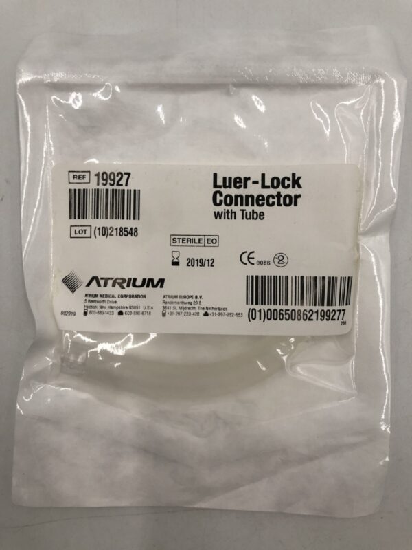 Atrium 19927 luer-Lock Connector with Tube (X) – GB TECH USA