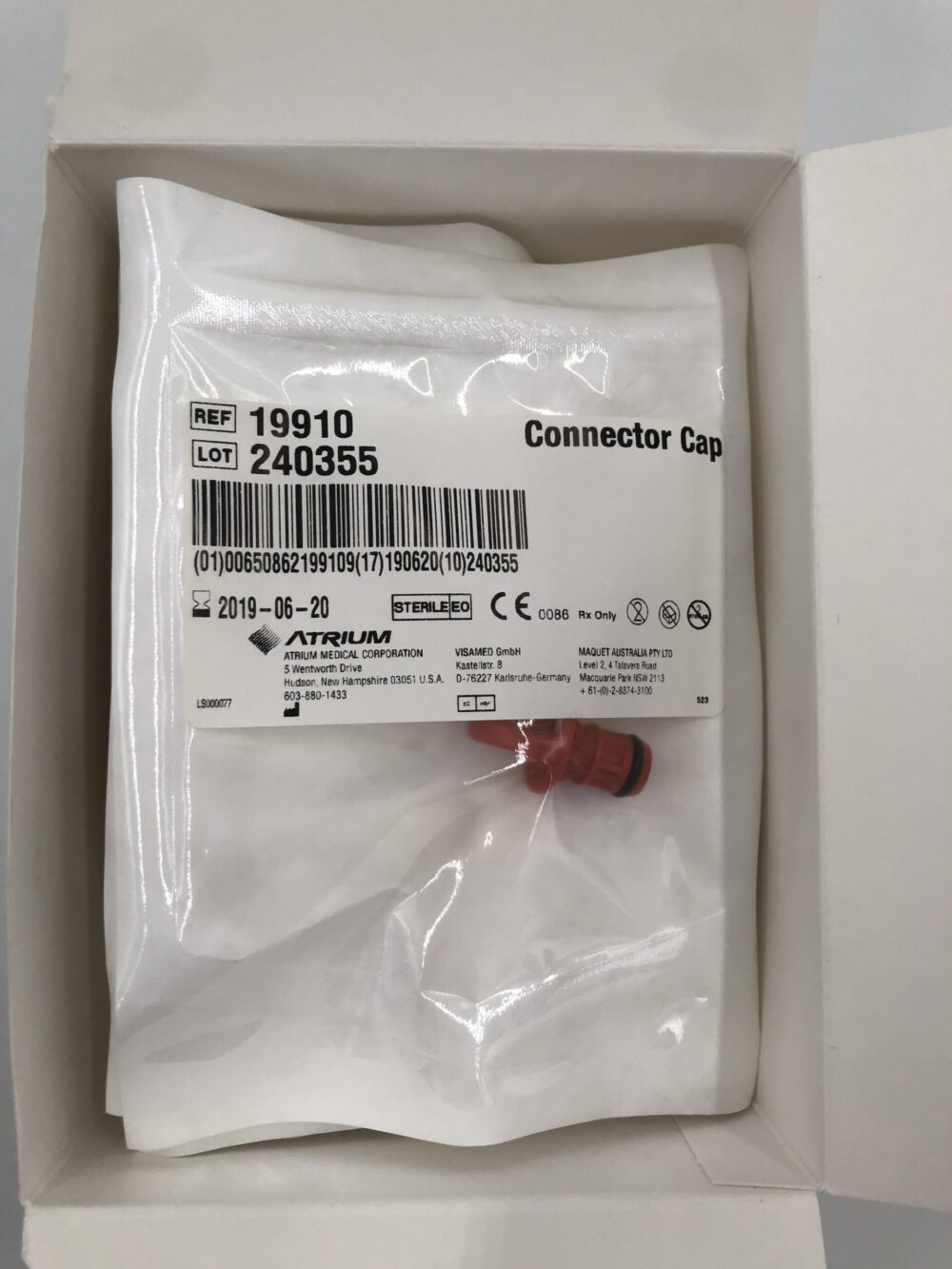 Atrium 19910 Connector Cap (25/Box) (X) - GB TECH USA