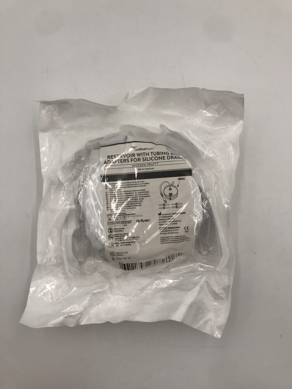 Cardinal Health SU130-475 Jackson-Pratt Reservoir with Tubing and ...