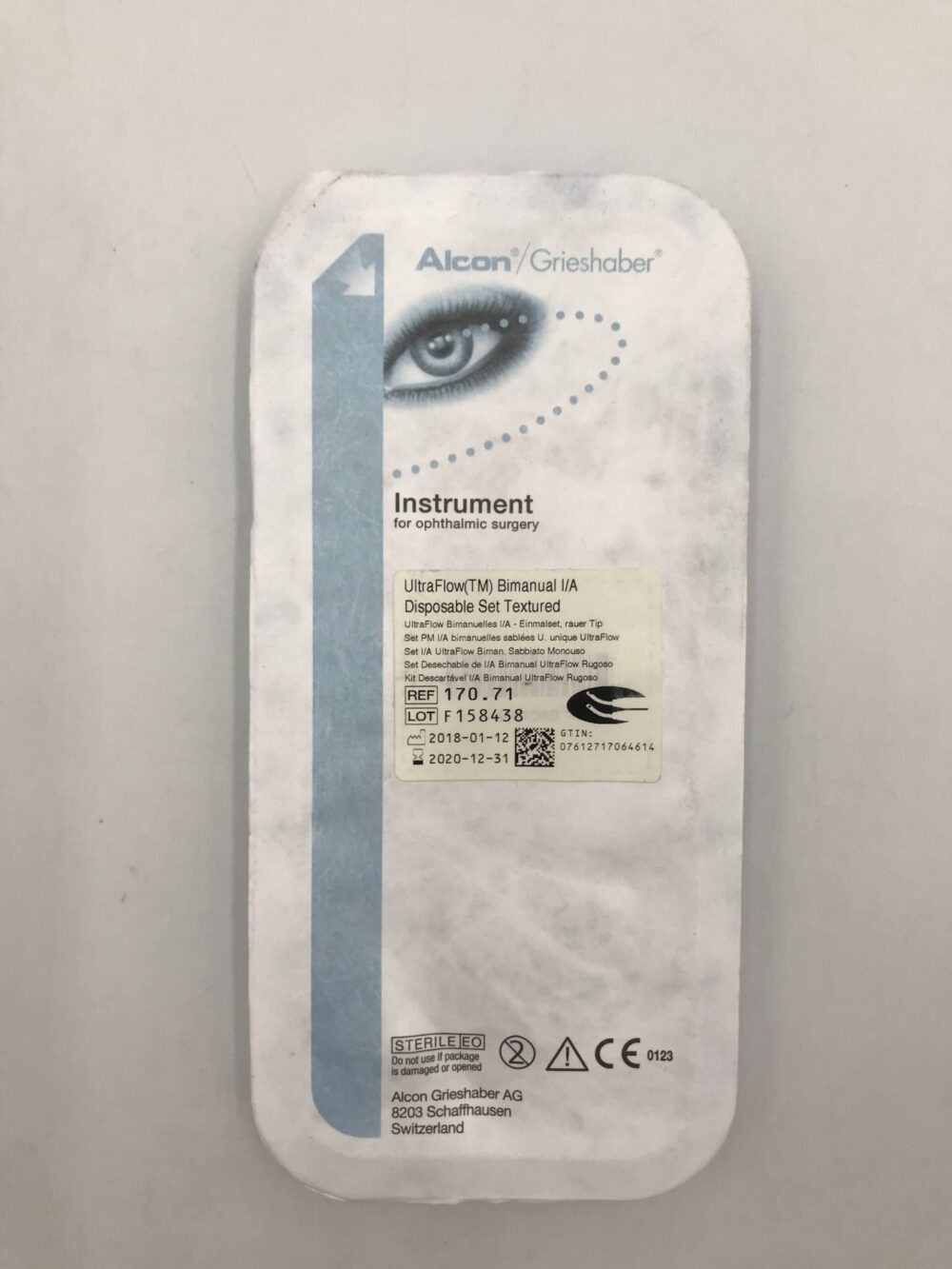 ALCON 170.71 UltraFlow (TM) Bimanual I/A Disposable Set Textured (X ...