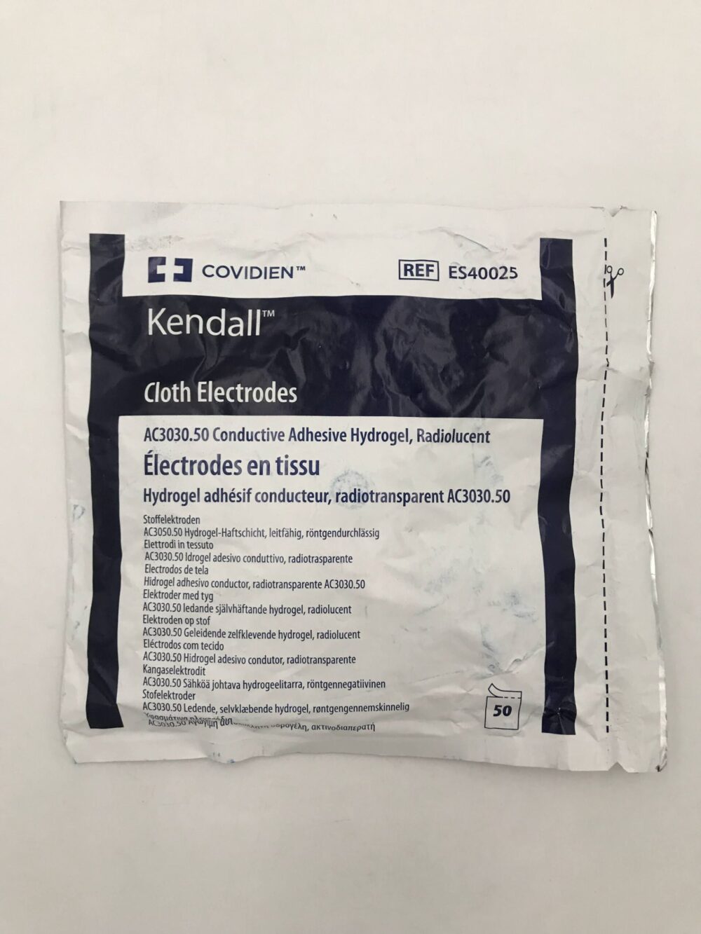 COVIDIEN ES40025 Kendall Cloth Electrodes (50/Pkg)(X) - GB TECH USA