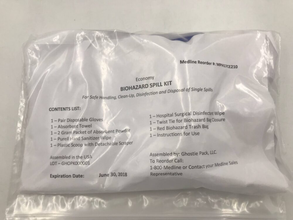 Medline MPH17CE210 Economy Biohazard Spill Kit (X) – GB TECH USA