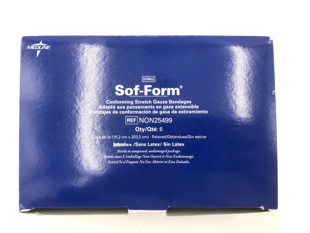 Medline NON25499 Sof-Form Conforming Stretch Gauze Bandages 6in x 80in ...