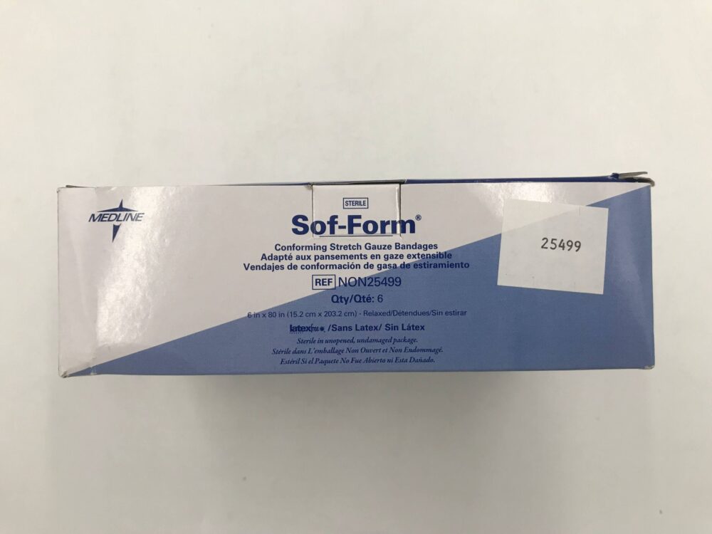 Medline NON25499 Sof-Form Conforming Stretch Gauze Bandages 6in x 80in ...