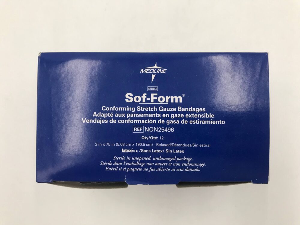 Medline NON25496 Sof-Form Conforming Stretch Gauze Bandages 2in x 75in ...