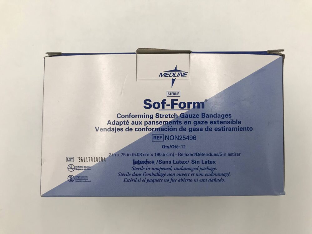 Medline NON25496 Sof-Form Conforming Stretch Gauze Bandages 2in x 75in ...