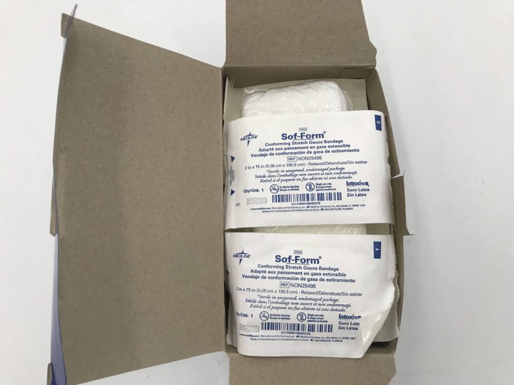 Medline NON25496 Sof-Form Conforming Stretch Gauze Bandages 2in x 75in ...