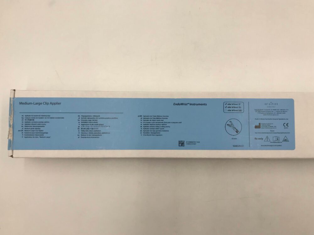 INTUITIVE SURGICAL 420327 Da Vinci Si Medium-Large Clip Applier 8mm ...