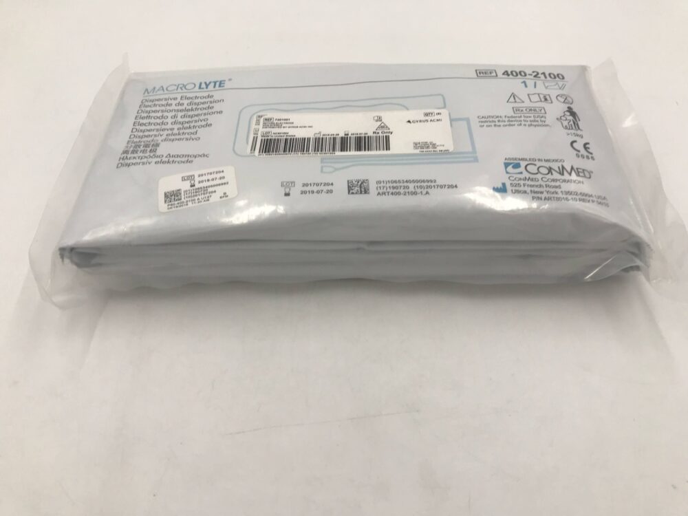 CONMED 400-2100 MacroLyte Dispersive Return Electrode (5/Pkg)(X) – GB ...