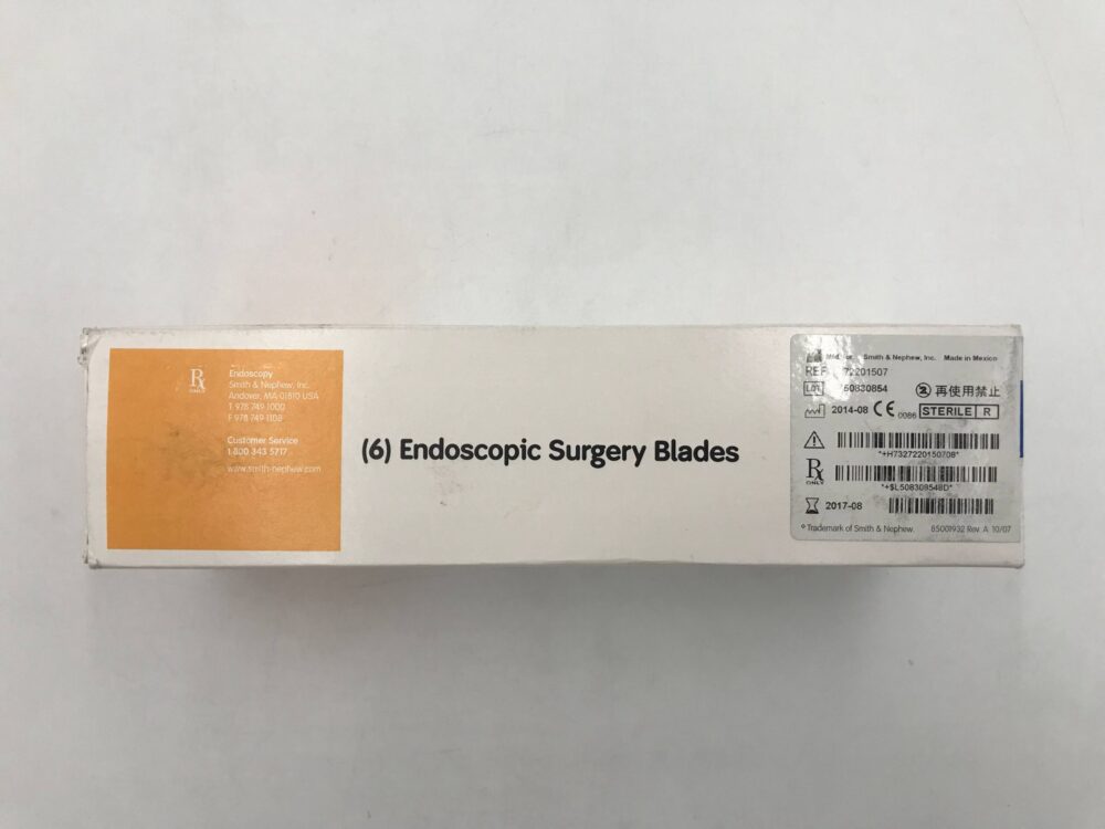 Smith & Nephew 72201507 Dyonics Powermini 2.0mm Full Radius Blade ...