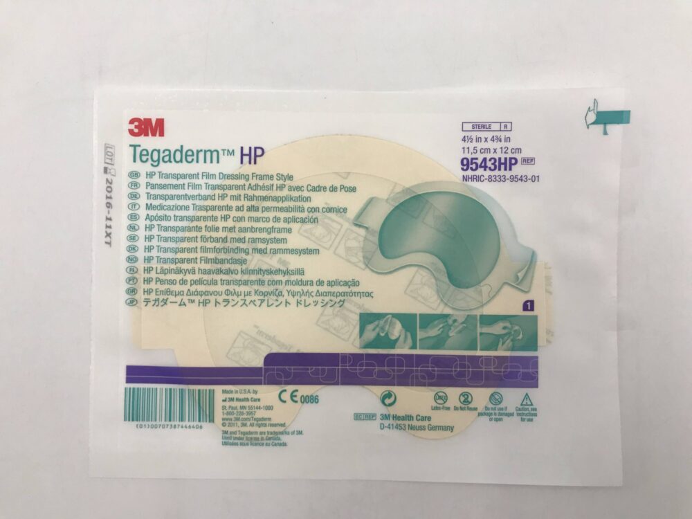 3M 9543HP Tegaderm HP Transparent Film Dressing Frame Style 4 1/2in x 4 ...