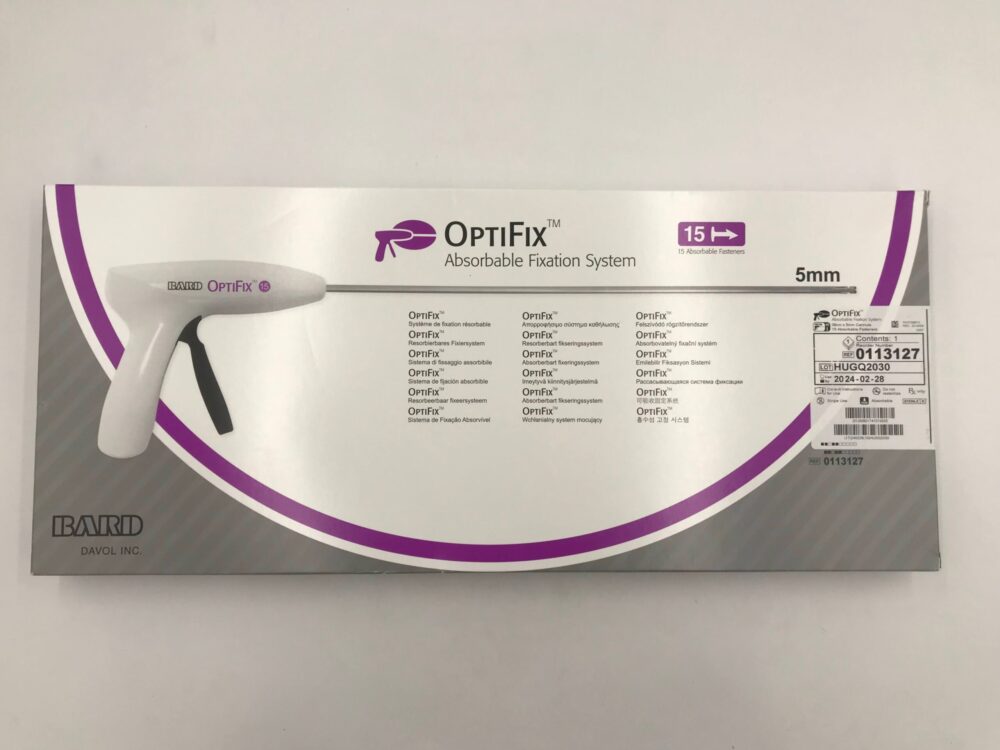 BARD 0113127 OptiFix Absorbable Fixation System 39cm x 5mm Cannula, 15 ...