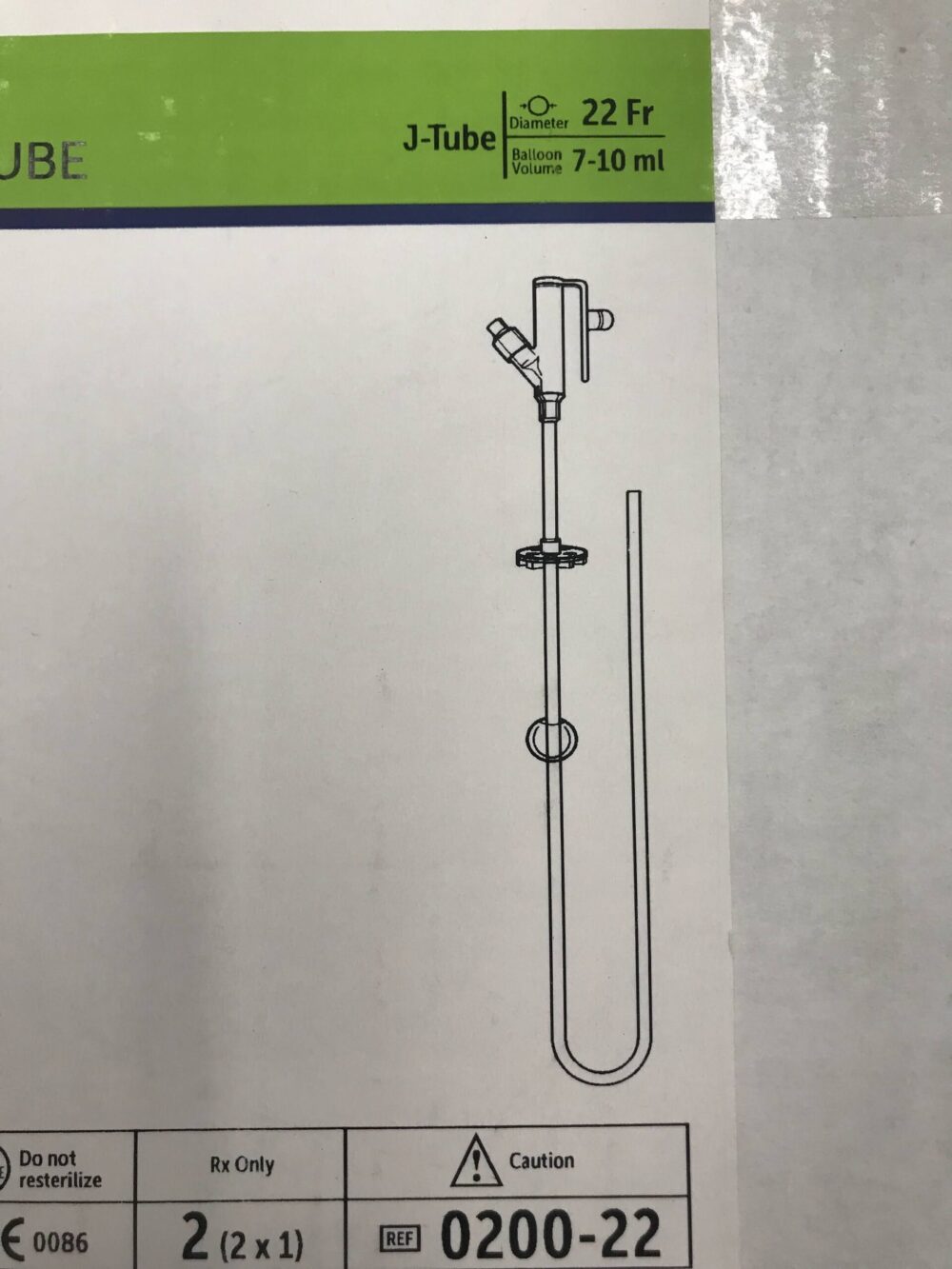 Halyard 0200-22 Mic* Jejunal Feeding Tube J-Tube 22Fr (2/Box) (X) – GB TECH USA