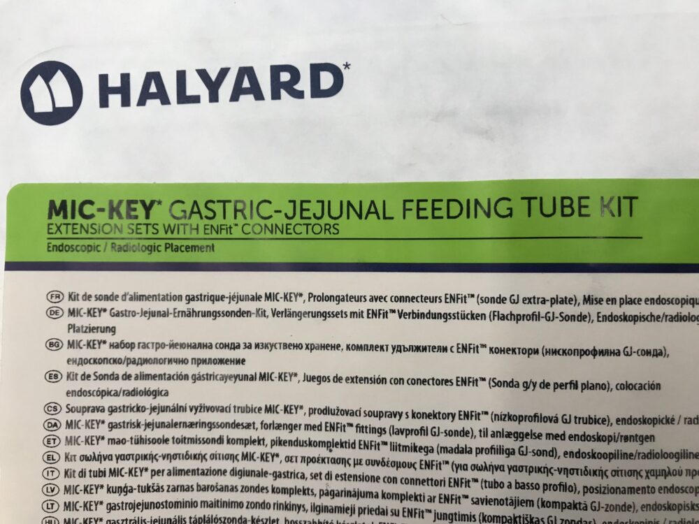 Halyard 8270-18-1.5-45 Mic-Key* Gastric-Jejunal Feeding Tube Kit ...