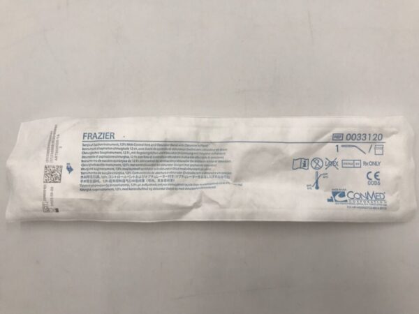 Conmed 0033120 Frazier Surgical Suction Instrument 12Fr with Control ...