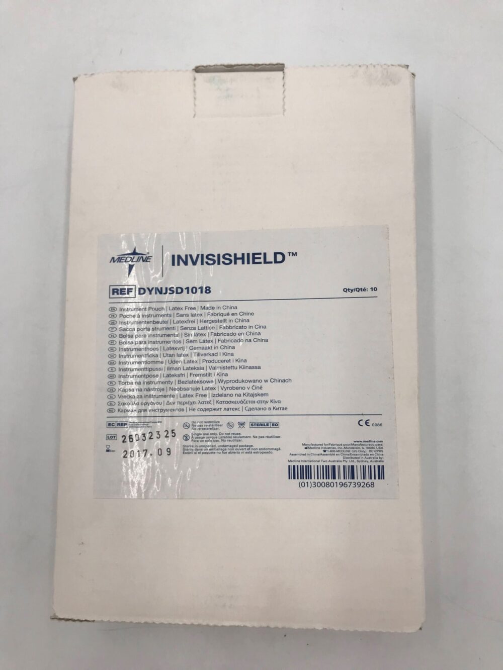 MEDLINE DYNJSD1018 INVISISHIELD Instrument Pouch (10/Box) (X) - GB TECH USA