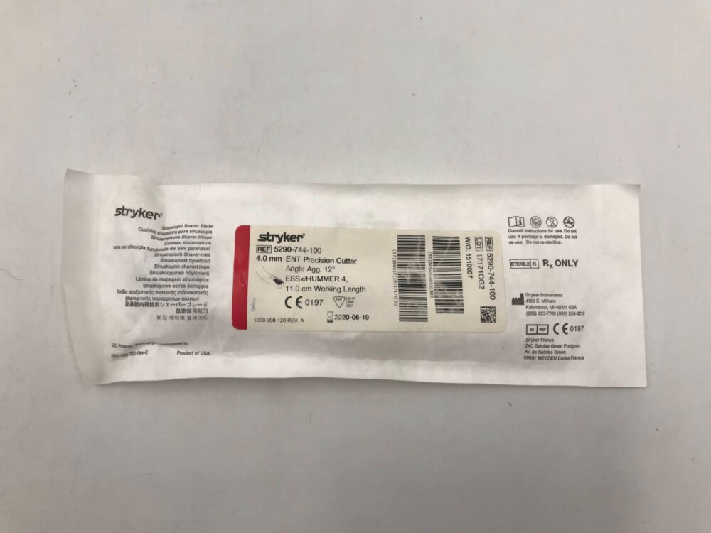 STRYKER 5290-744-100 ENT Precision Cutter 4mm (X) - GB TECH USA