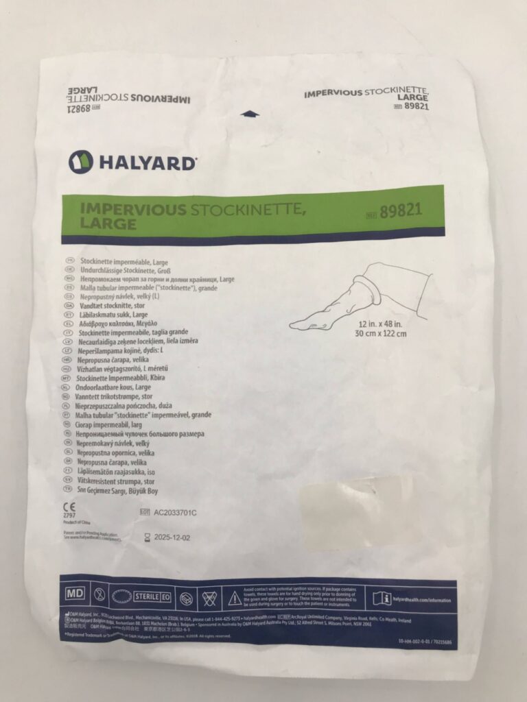 HALYARD 89821 Impervious Stockinette Large 12in x 48in - GB TECH USA