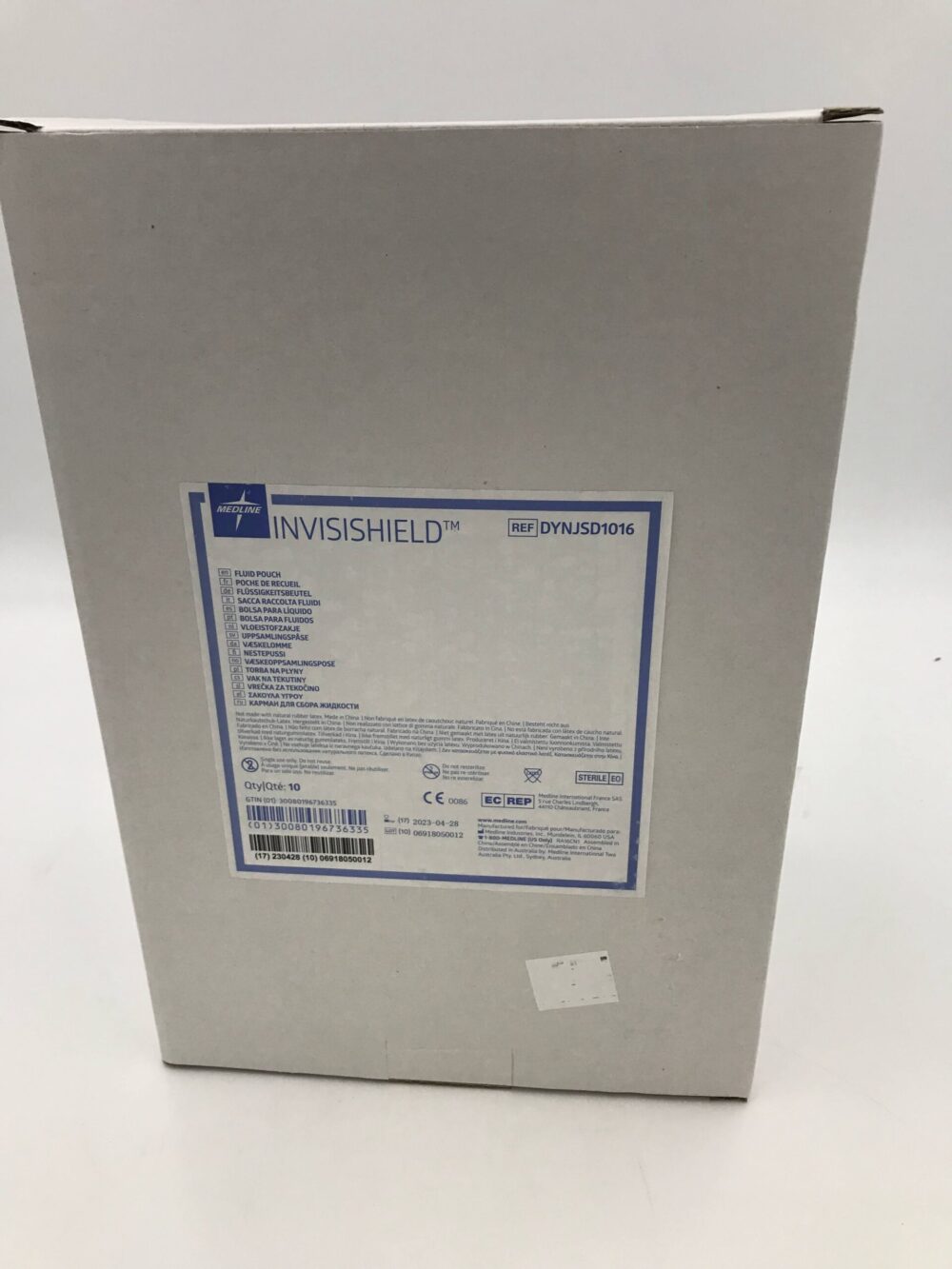 MEDLINE DYNJSD1016 INVISISHIELD Fluid Pouch 50cm x 48cm (10/Box) (X ...