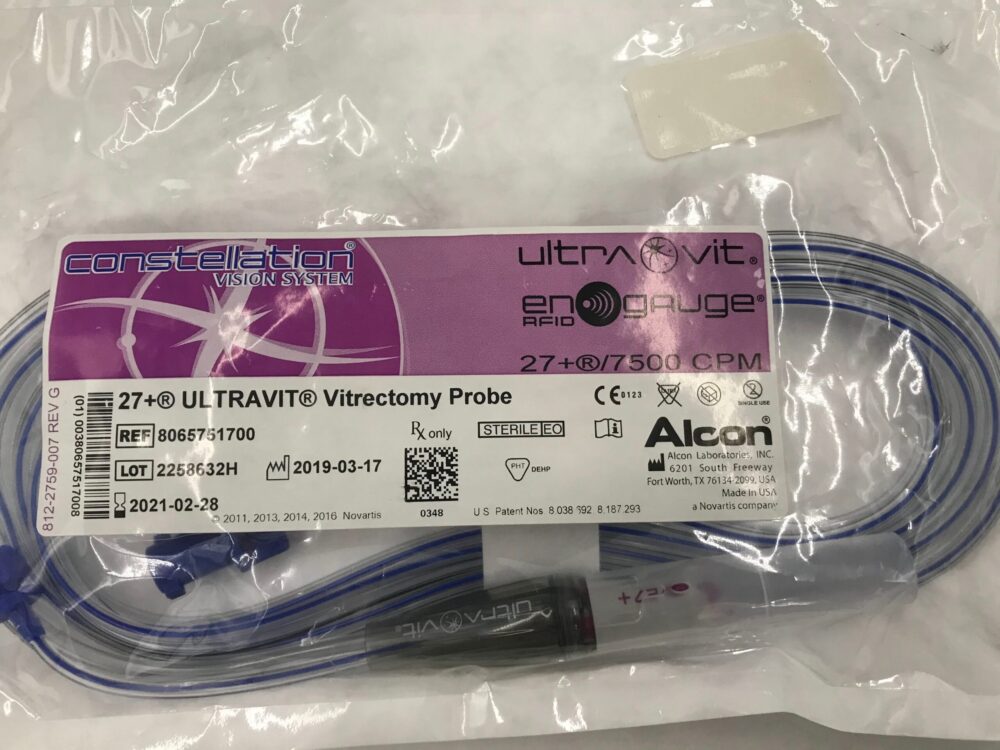 ALCON 8065751700 Ultravit Vitrectomy Probe 27+/7500CPM (X) - GB TECH USA