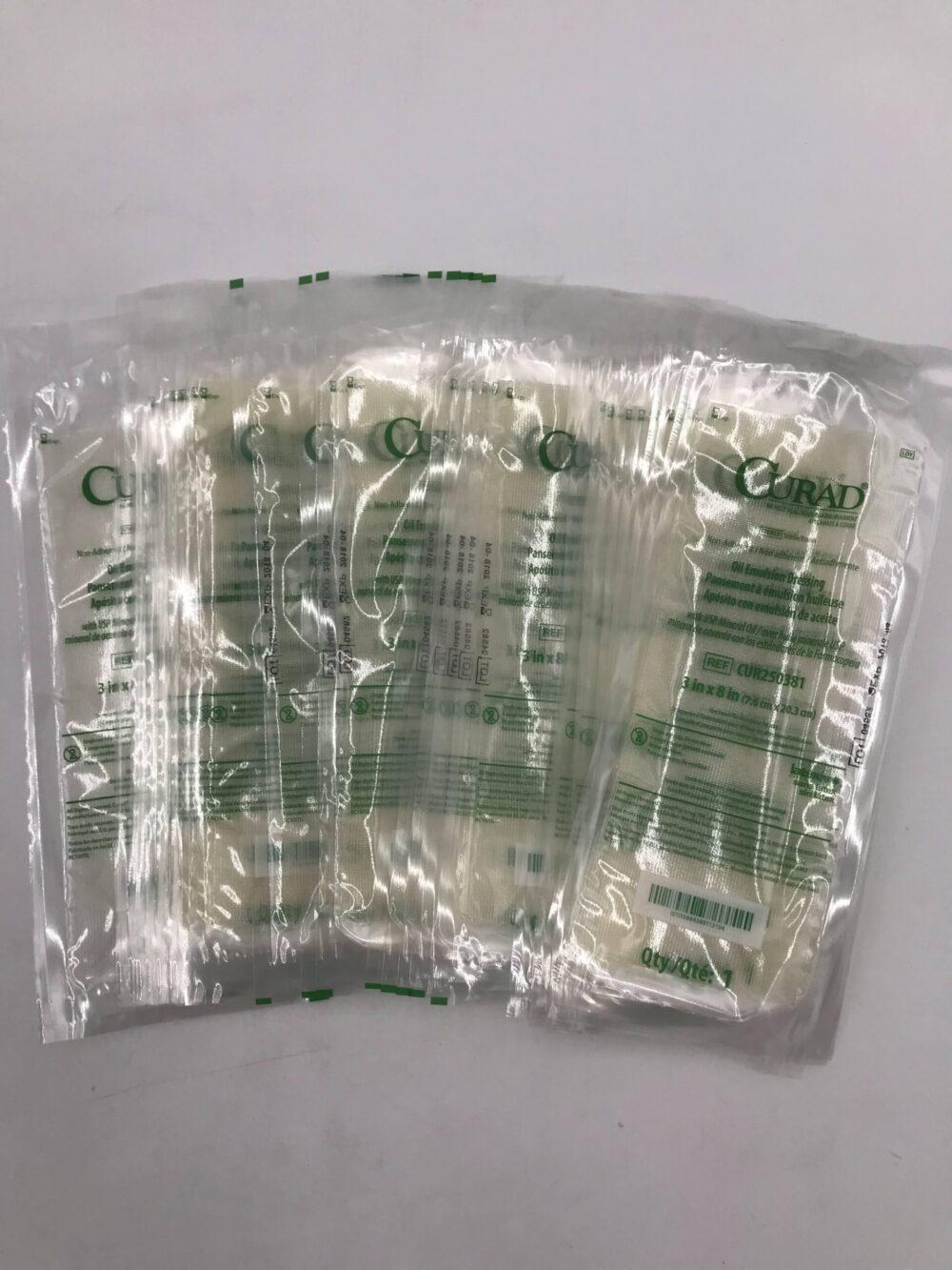 Medline CUR250381 Curad Non-Adherent Oil Emulsion Dressing with USP ...