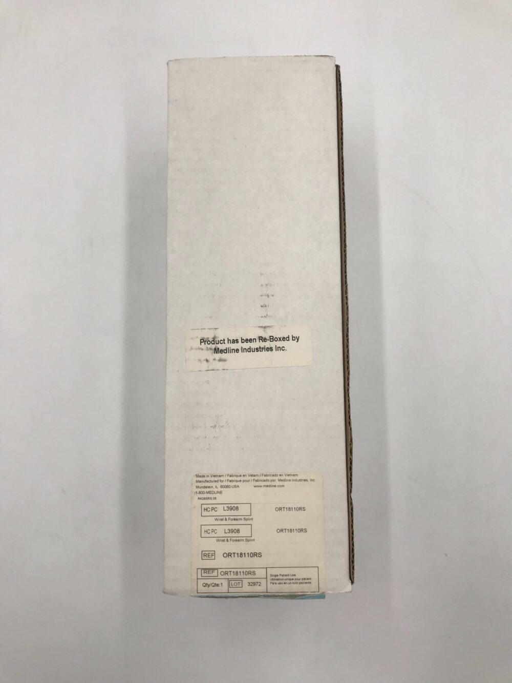 Medline ORT18110RS Wrist & Forearm Splint Deluxe Right (Rebox By ...