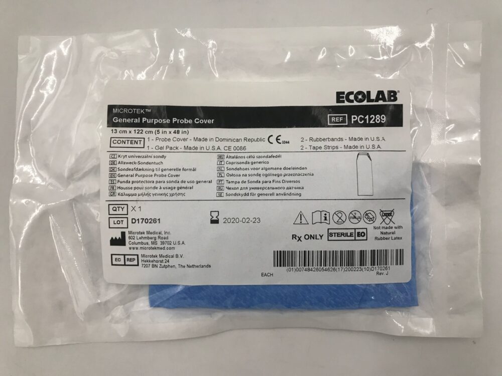 Microtek PC1289 Ecolab General Purpose Probe Cover 13cm x 122cm (X ...