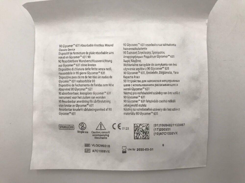 Covidien VL0CM0315 V-Loc 90 Absorbable Wound Closure Device 2-0 3 ...