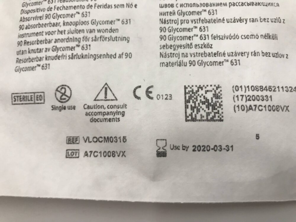 Covidien VL0CM0315 V-Loc 90 Absorbable Wound Closure Device 2-0 3 ...