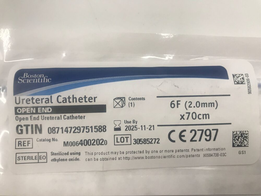 Boston Scientific 400202 Ureteral Catheter Open End 6F x 70cm – GB TECH USA