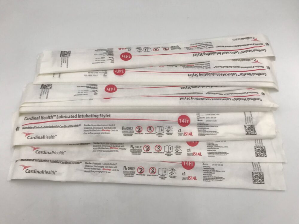 Cardinal Health IS14L Lubricated Intubating Stylet 14Fr (20/Box) (X) - GB TECH USA