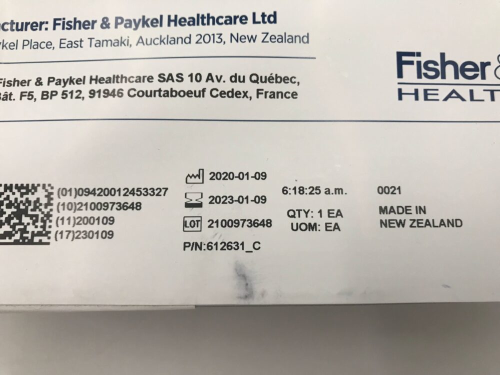 Fisher & Paykel OJR520 Optiflow Junior 2+ Nasal Cannula XXL (X) – GB ...