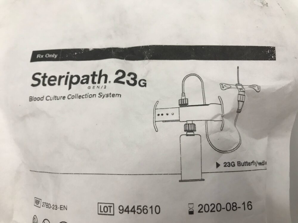 Magnolia Medical 27BD-23-EN Steripath 23G Blood Culture Collection ...