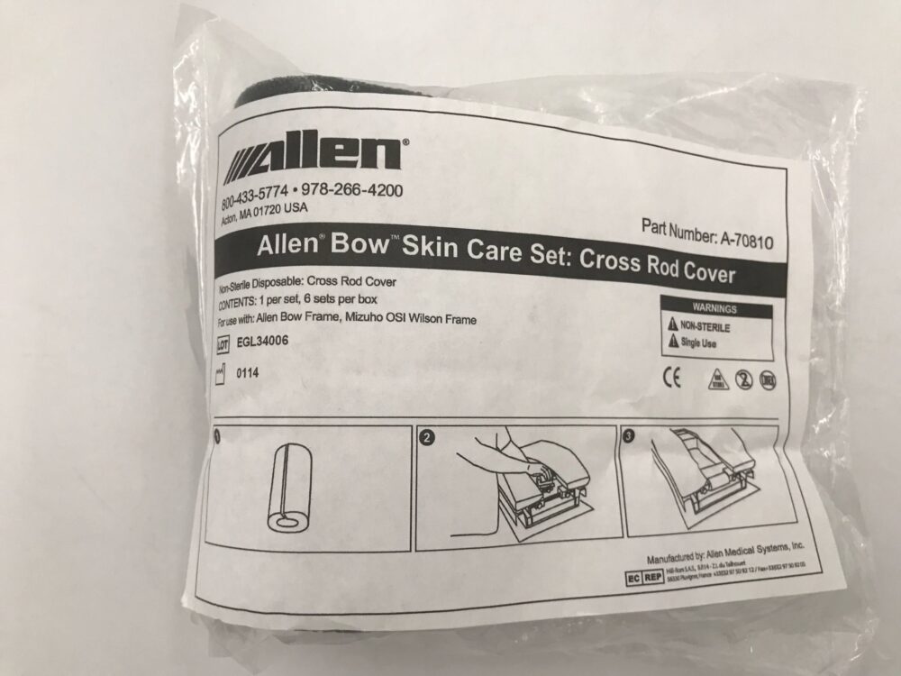 Allen Medical Systems A-70810 Bow Skin Care Set Cross Rod Cover – GB ...