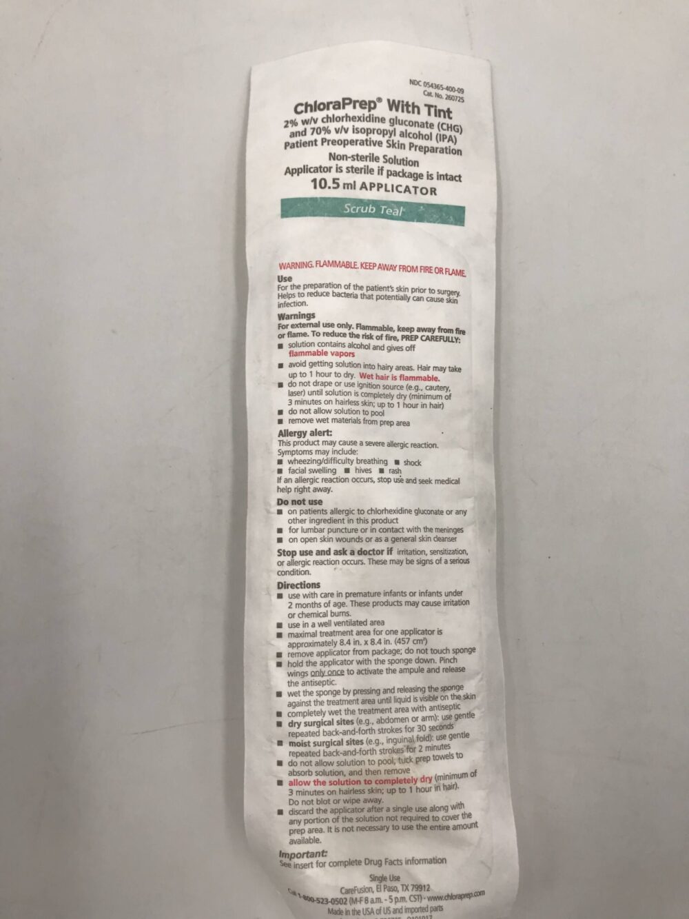 ChloraPrep with Tint 10.5ml Applicator – GB TECH USA