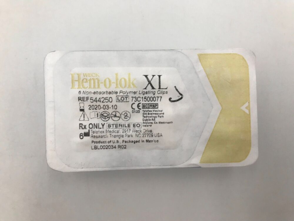 XL 6 Non-Absorbable Polymer Ligating Clips – GB TECH USA