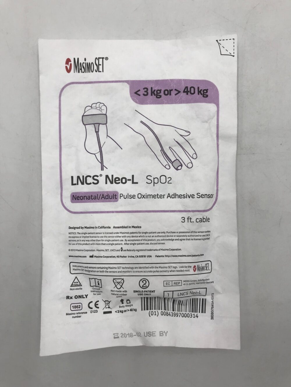 Neonatal/Adult Pulse Oximeter Adhesive Sensor – GB TECH USA