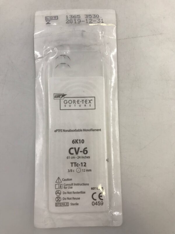 Gore 6K10 Gore-Tex Suture ePTFE Nonabsorbable Monofilament CV-6 61cm ...