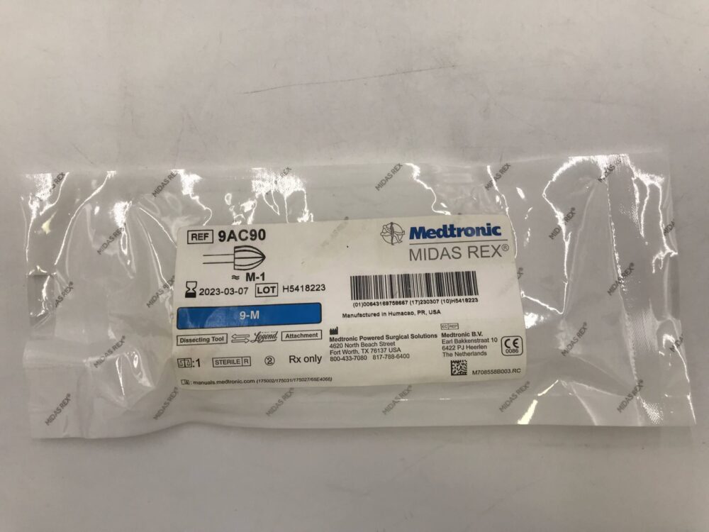 Medtronic 9AC90 Midas Rex 9-M Dissecting Tool Legend (X) – GB TECH USA