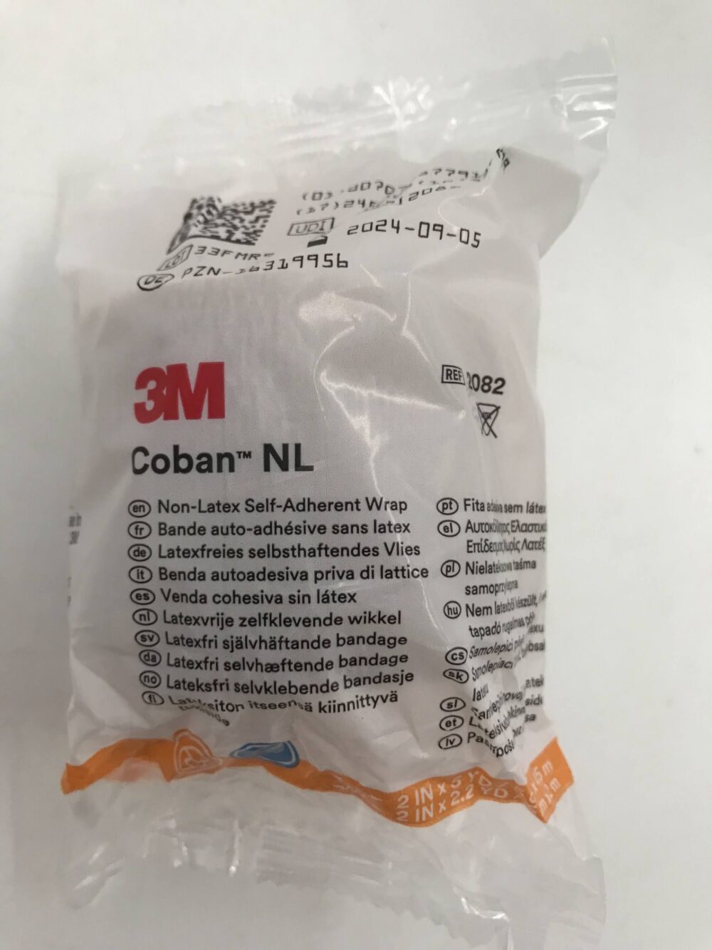 3M 2082 Coban NL Non-Latex Self-Adherent Wrap 2in x 2.2yd (5cm x 2m ...