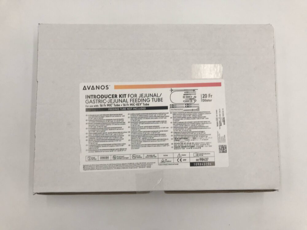 Avanos 98437 Introducer Kit for Jejunal/Gastric-Jejunal Feeding Tube ...