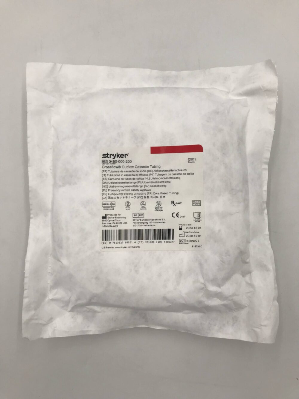 STRYKER 0450-000-200 Crossflow Outflow Cassette Tubing – GB TECH USA