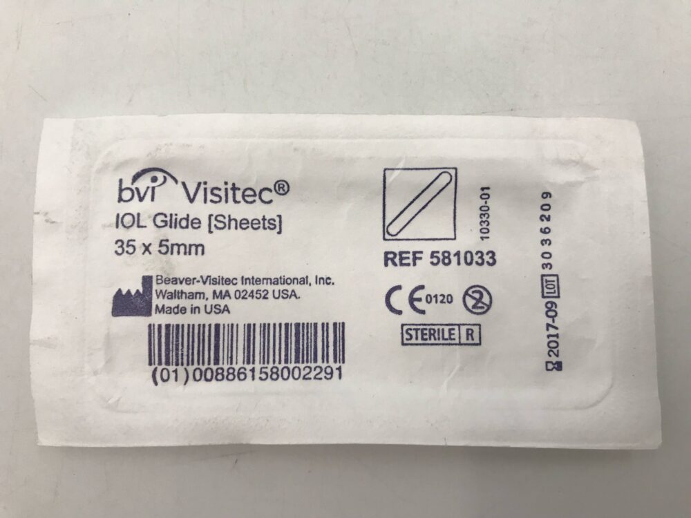 Beaver-Visitec 581033 Bvi Visitec IOL Glide Sheets 35 x 5mm (14/Lot) (X) - GB TECH USA